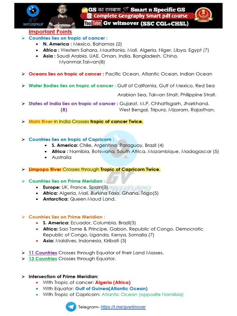 302 Geography PDF GV Kaksha - 11 | PDF