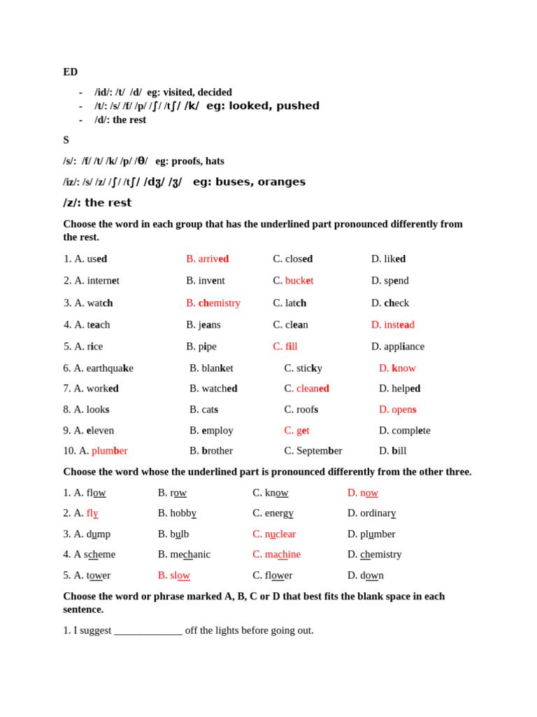Pronunciation and Grammar Exercises | PDF | Sushi | Japanese Cuisine