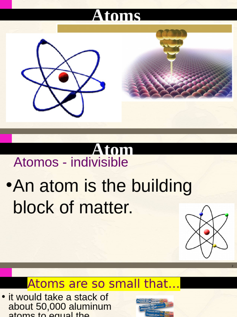 Understanding Atoms and Their Structure | PDF | Atoms | Atomic Nucleus