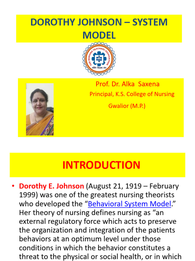 PPT ON DOROTHY JOHNSON (2) (1)-converted | PDF | System | Behavior