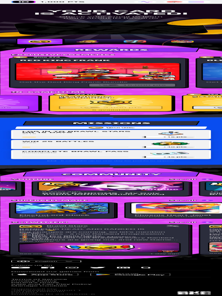 Supercell ID Rewards Screenshot | PDF | Handheld Video Games | Video Games