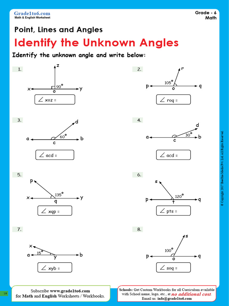 Measuring Unknown Angles | PDF