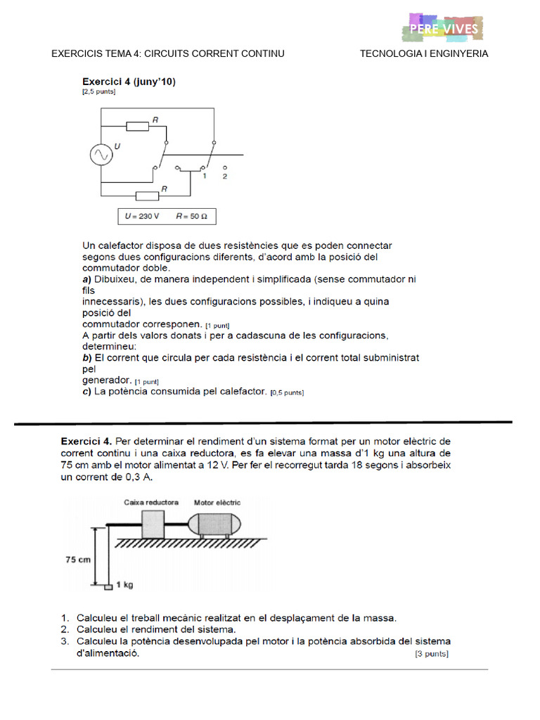 Exercicis Tema 4 Curs 24 - 25 | PDF
