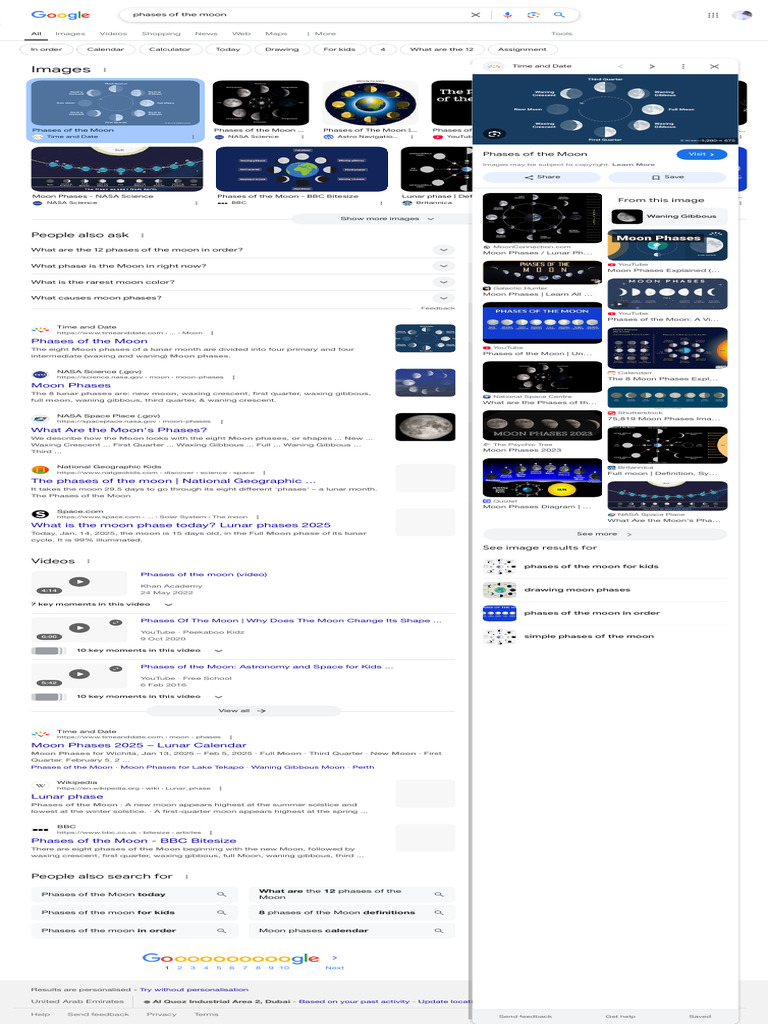 Phases of The Moon - Google Search | PDF | Space Exploration | Lunar ...