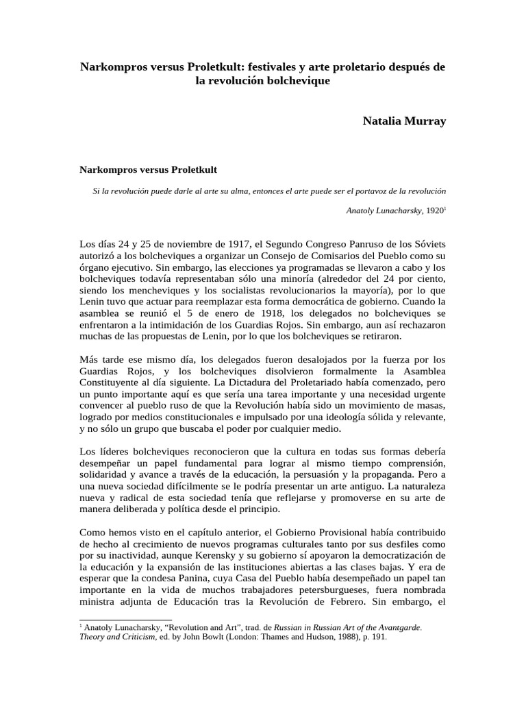 Natalia Murray. Traducción Capítulo 3 | PDF | Bolcheviques | Vladimir Lenin