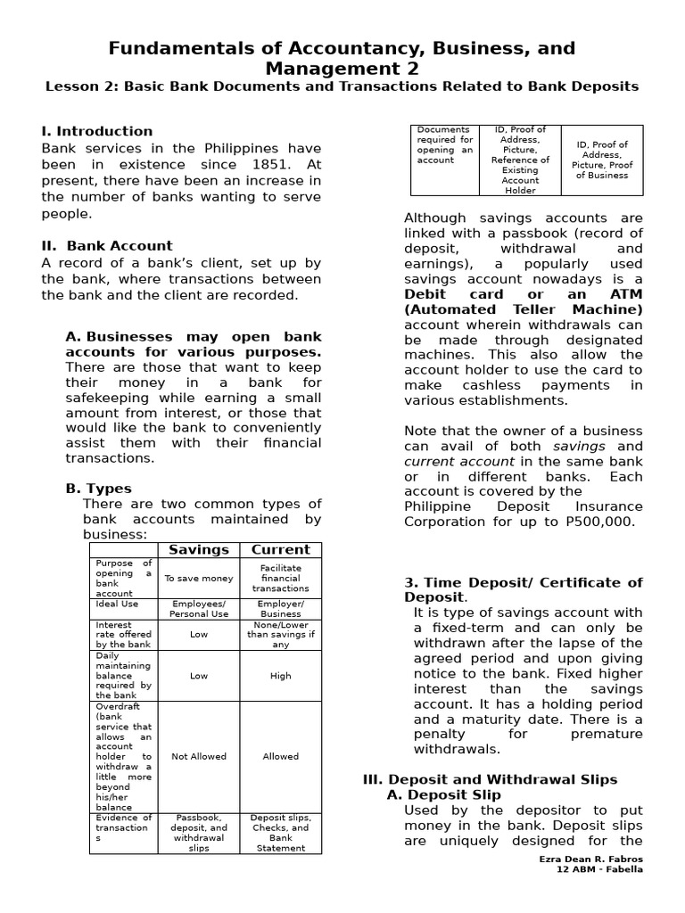 Basic Bank Documents and Transactions | PDF | Cheque | Banks