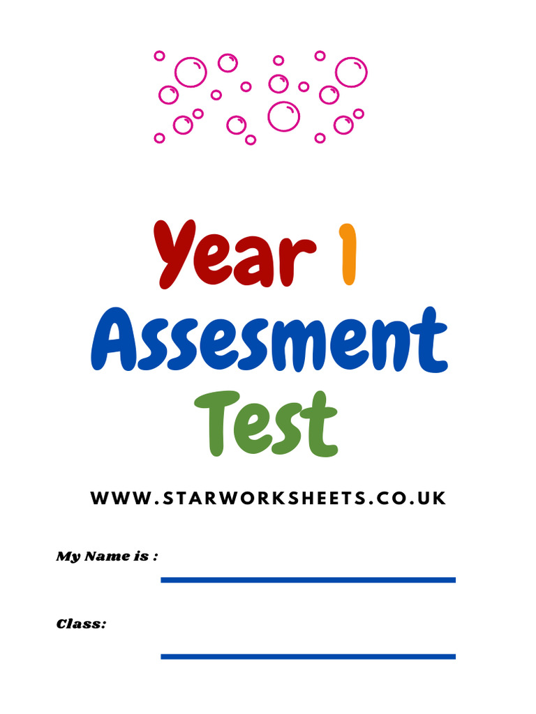 Year-1-Age-5-6-Maths-Assessment-Workbook.-1 (1) | PDF