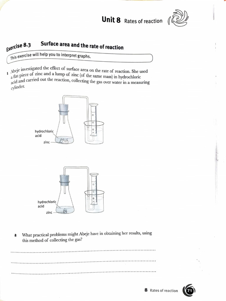 G8 - Chem SA and Rate of Reaction | PDF