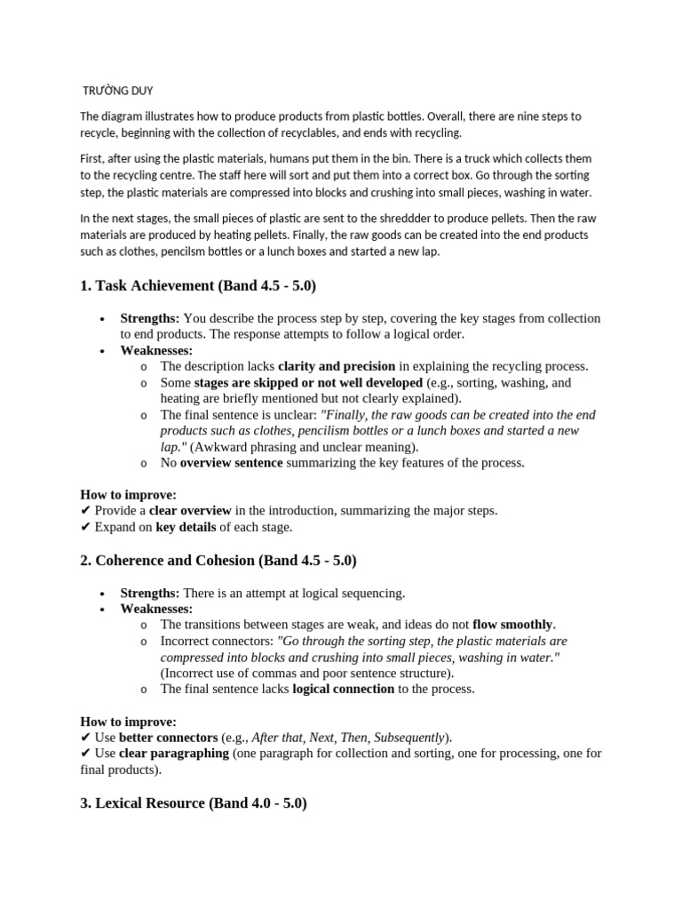 Steps to Recycle Plastic Bottles | PDF | Verb | Recycling