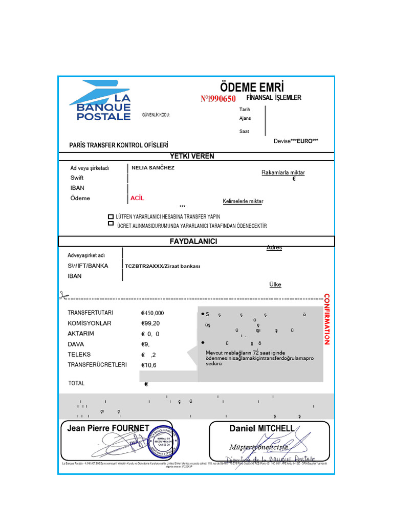 Aktarım Devam Ediyor Postalbank | PDF
