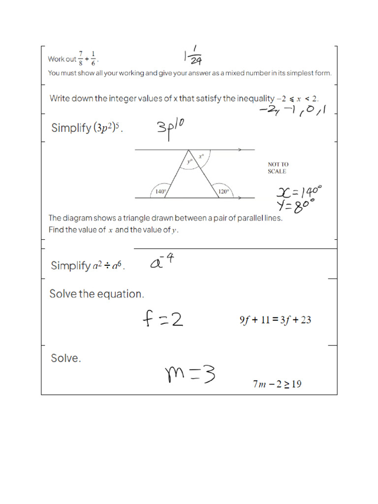Stage 8 Revision Angles Solved | PDF