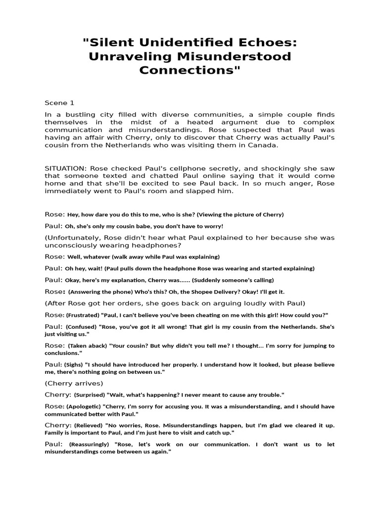 Misunderstood Connections Explored | PDF | Sign Language | Deafness
