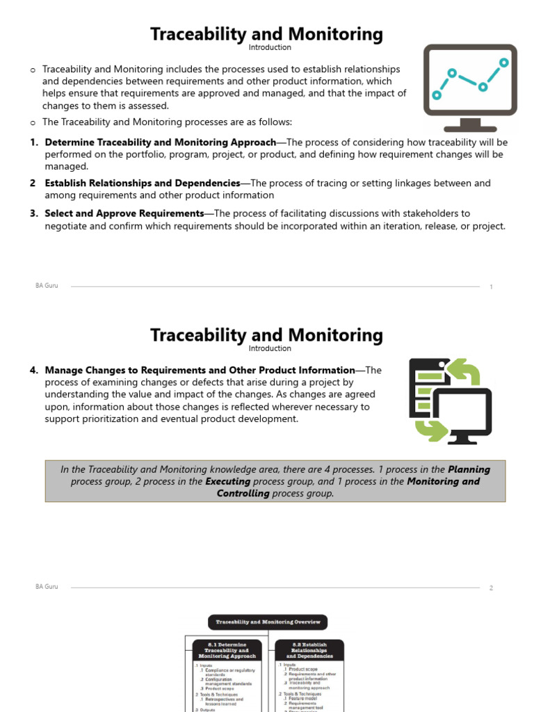 Traceability & Monitoring Guide | PDF | Information | Life Cycle Assessment