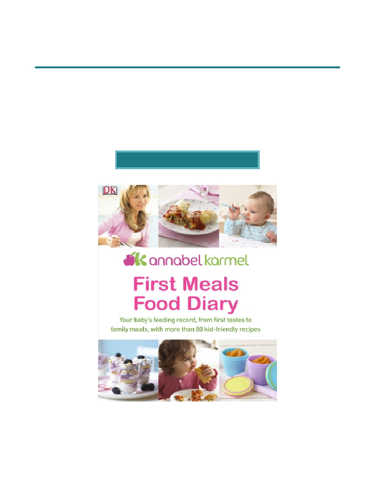 Baby Feeding Diary & 80 Recipes | PDF