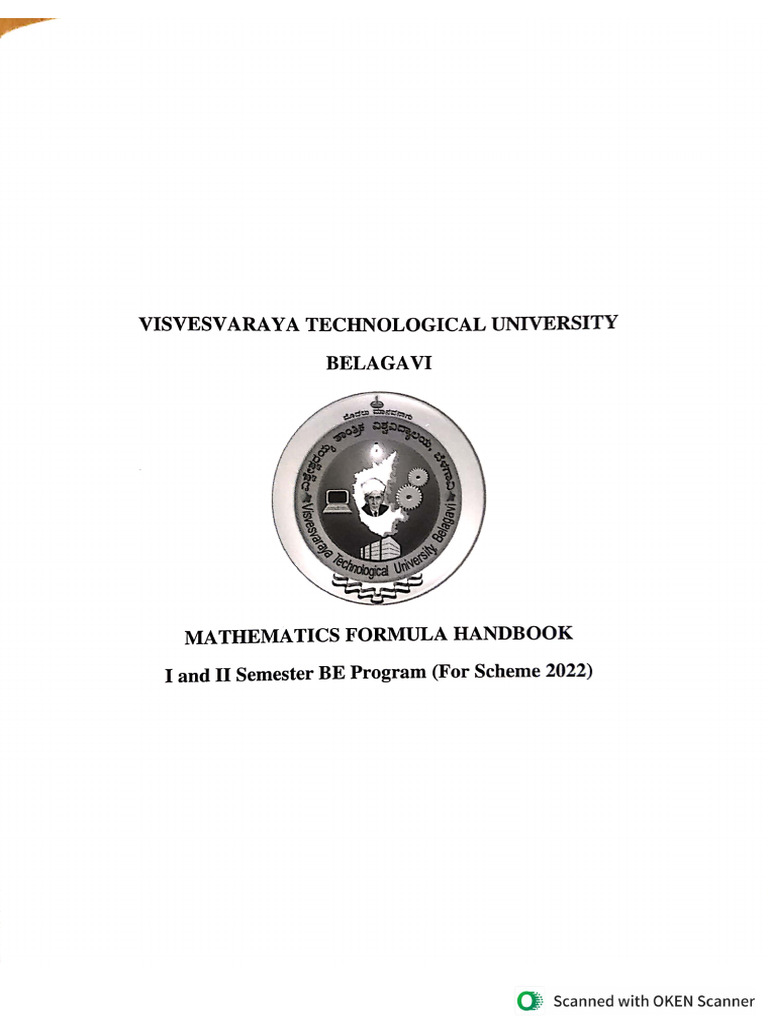 Mathematics Formula Handbook | PDF