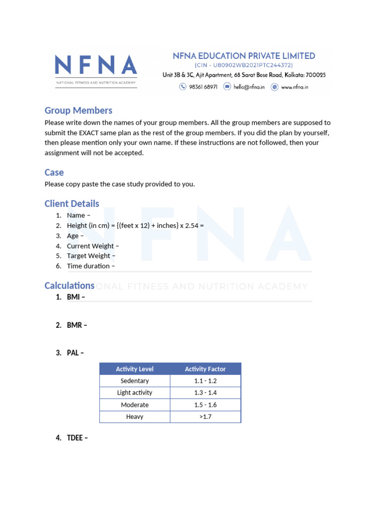 3585536-NFNA Diet Plan Template | PDF | Foods | Fat