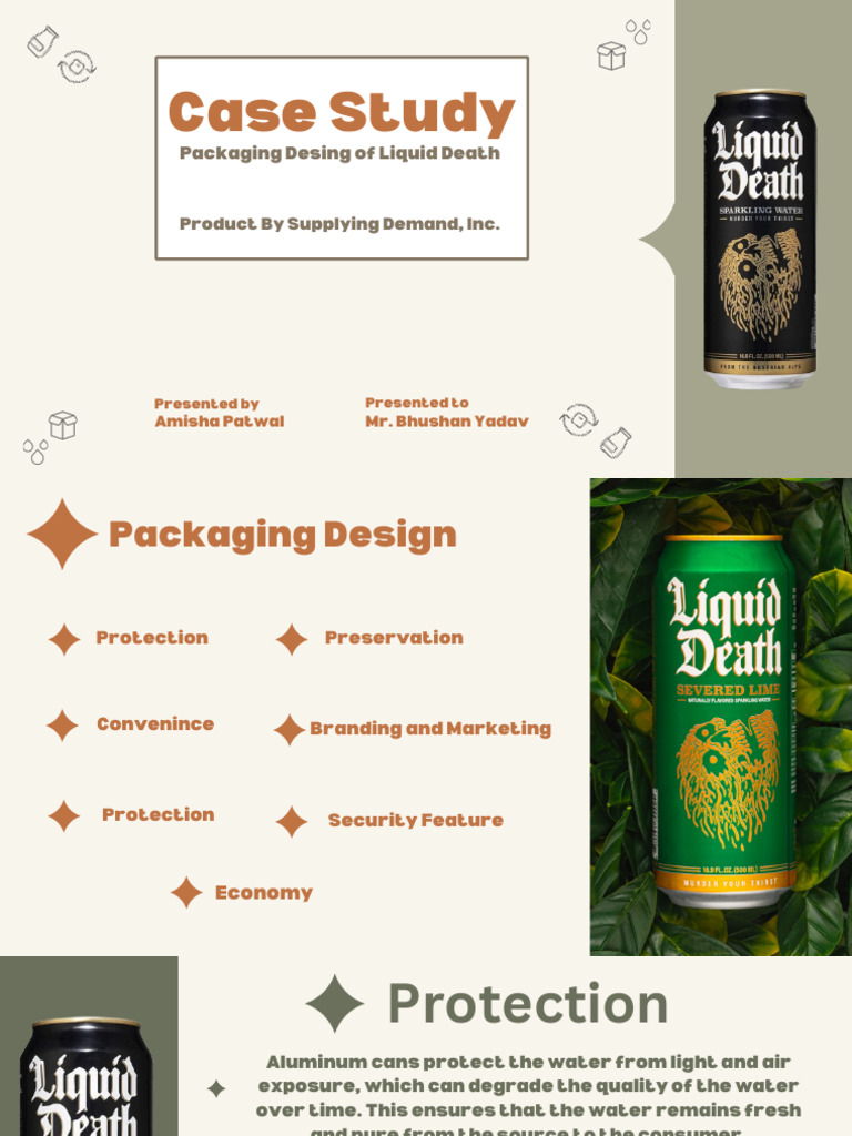 Liquid Death Marketing Case Study | PDF | Brand | Recycling