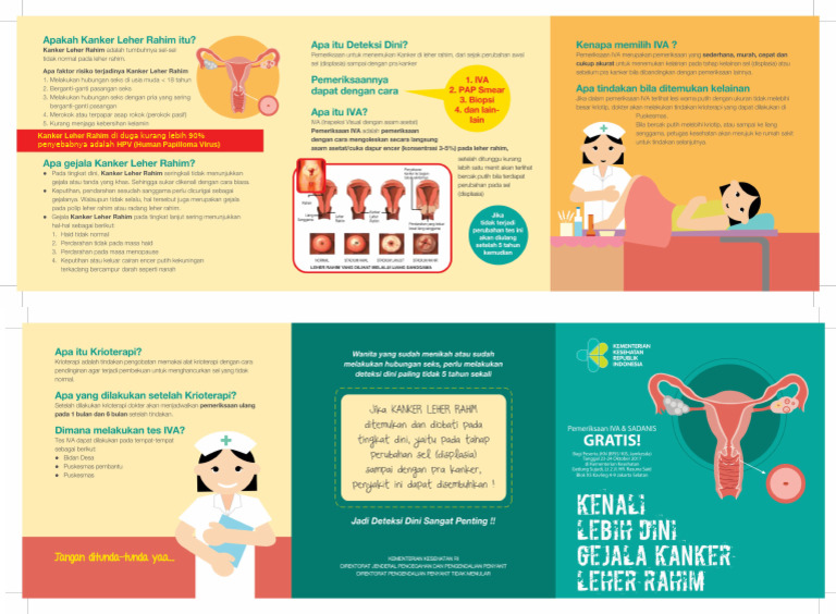 Leaflet Kanker Serviks Baru | PDF