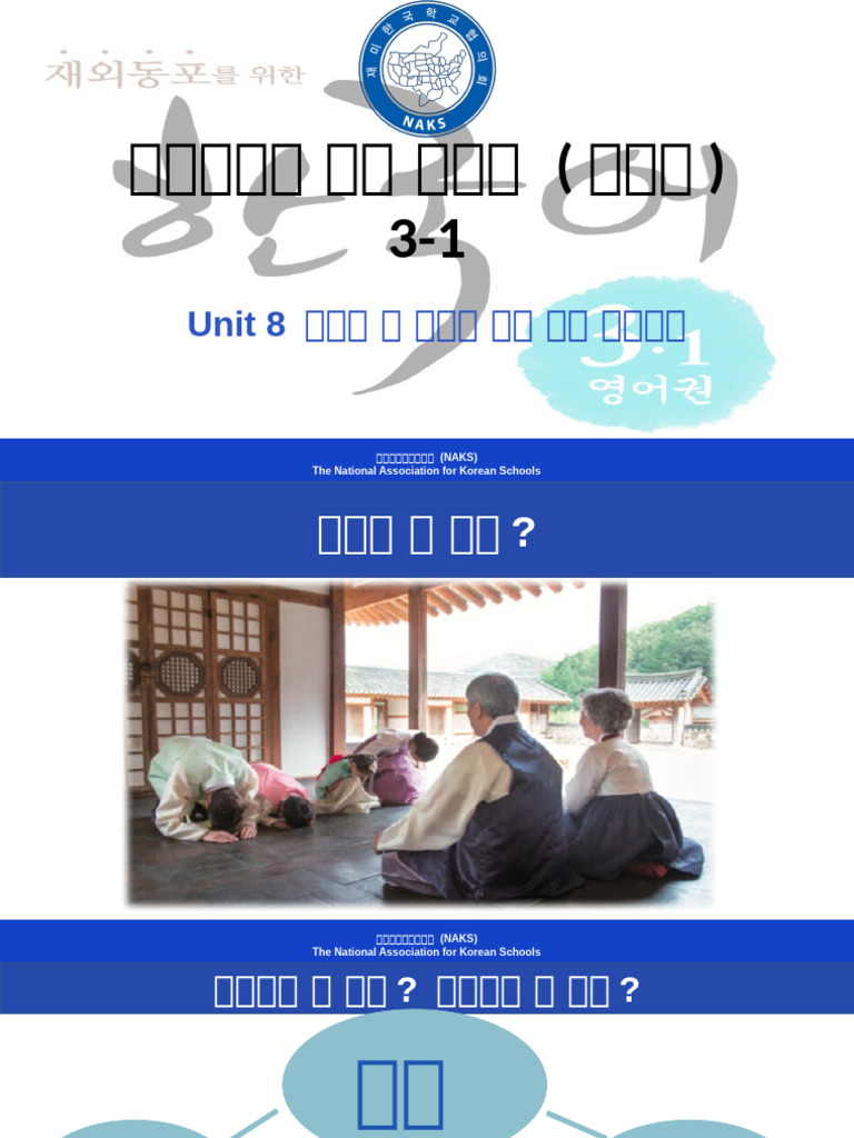 3-1_unit8_ 어렸을때 한복 입고 찍은 사진이야_final | PDF