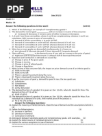 Microeconomics Formula Sheet | PDF | Demand | Elasticity (Economics)