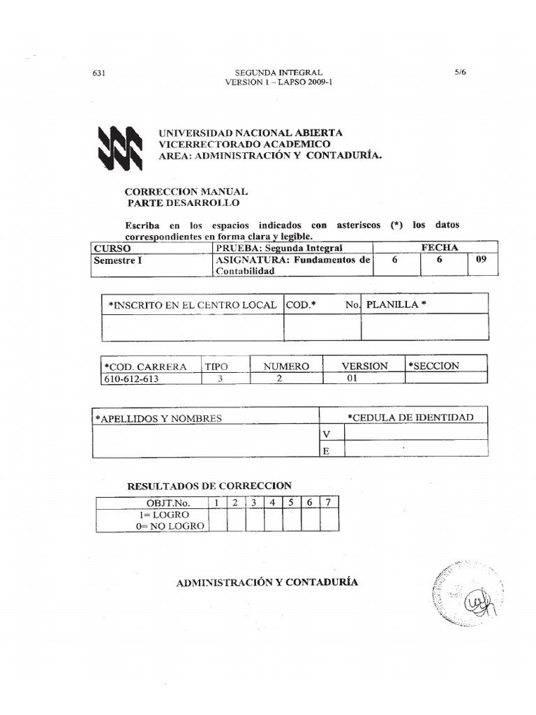 631 MODELO EXÁMEN Y RESP 06 06 2009 | PDF | Contabilidad | Contabilidad financiera