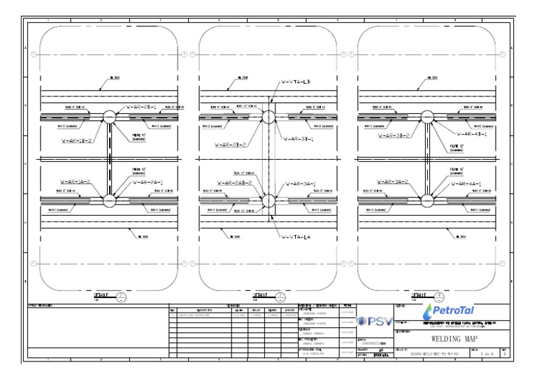 Welding Map (52404-Mcl2-Mec-Pl-Wj-01 - 2-6 | PDF