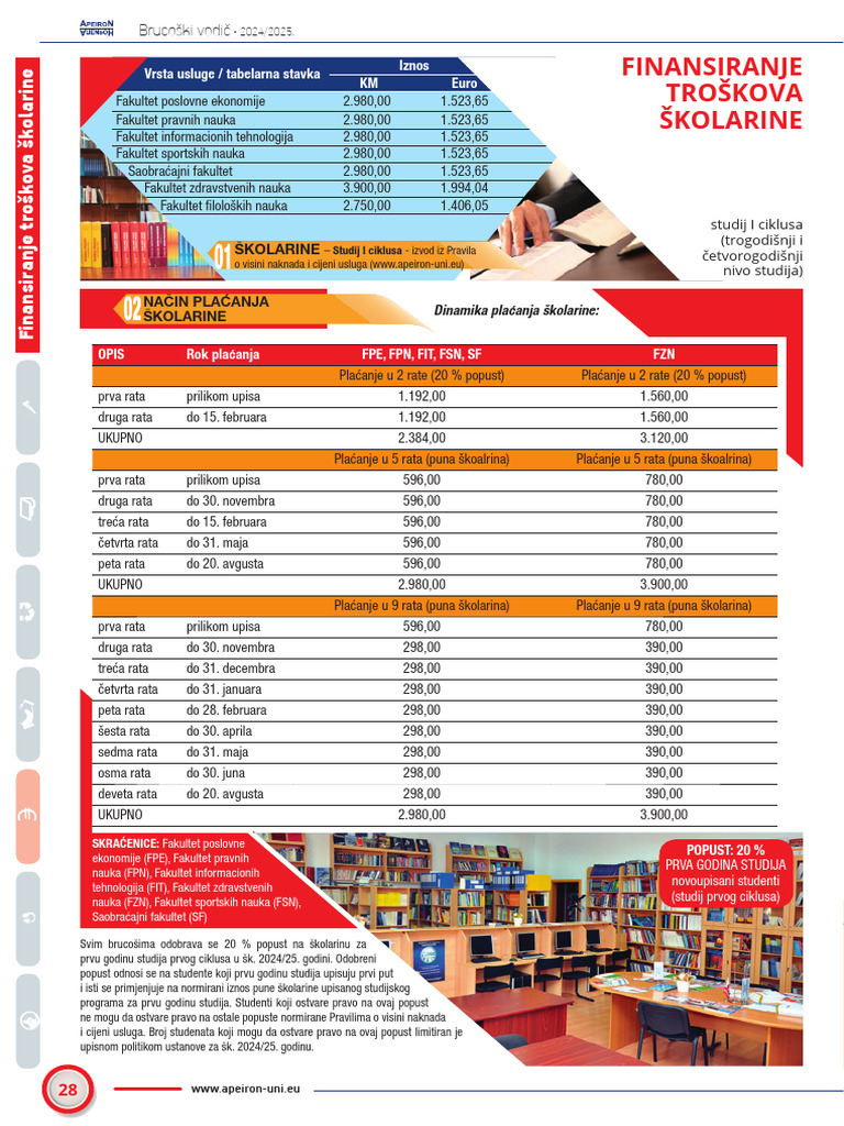 Brucoski Vodic A4 2024 2025 SRP Web Skolarine Novo | PDF