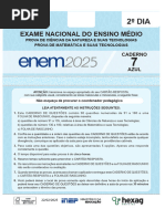 Simulado Diagnóstico Enem - 2025 - 2º Dia - Gabarito | PDF