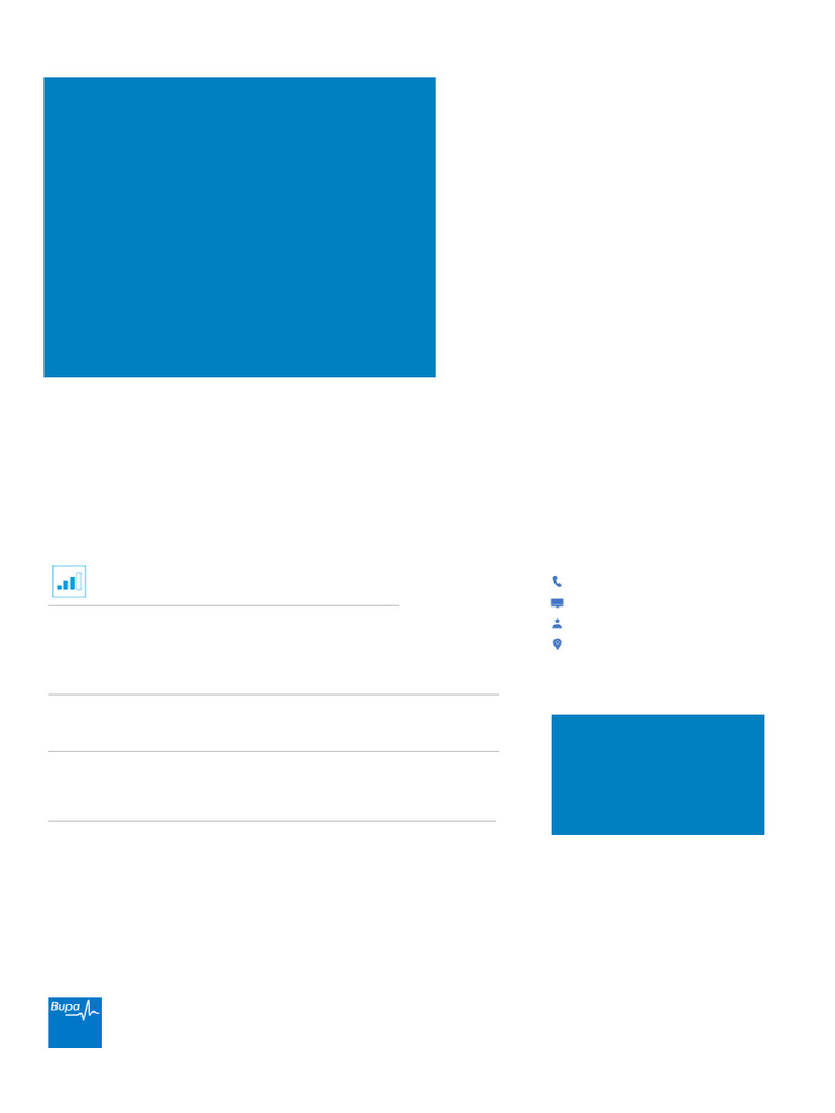 Bupa Silver Plus Hospital Cover Guide | PDF | Hospital | General ...