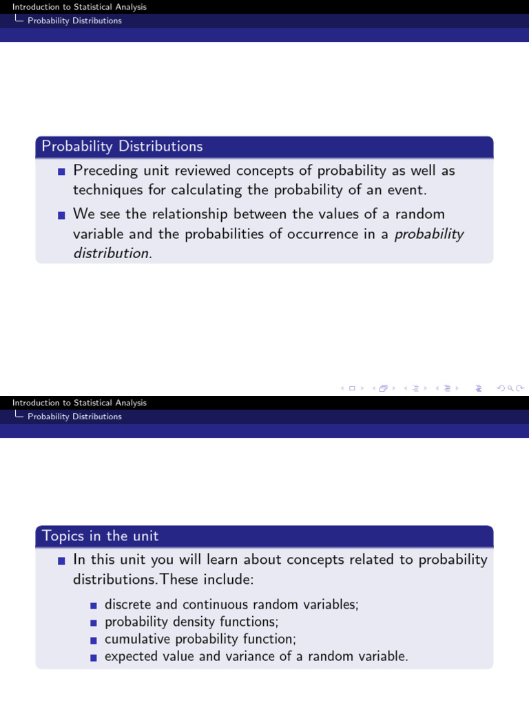 Probability Distributions N Special | PDF | Probability Distribution | Random Variable
