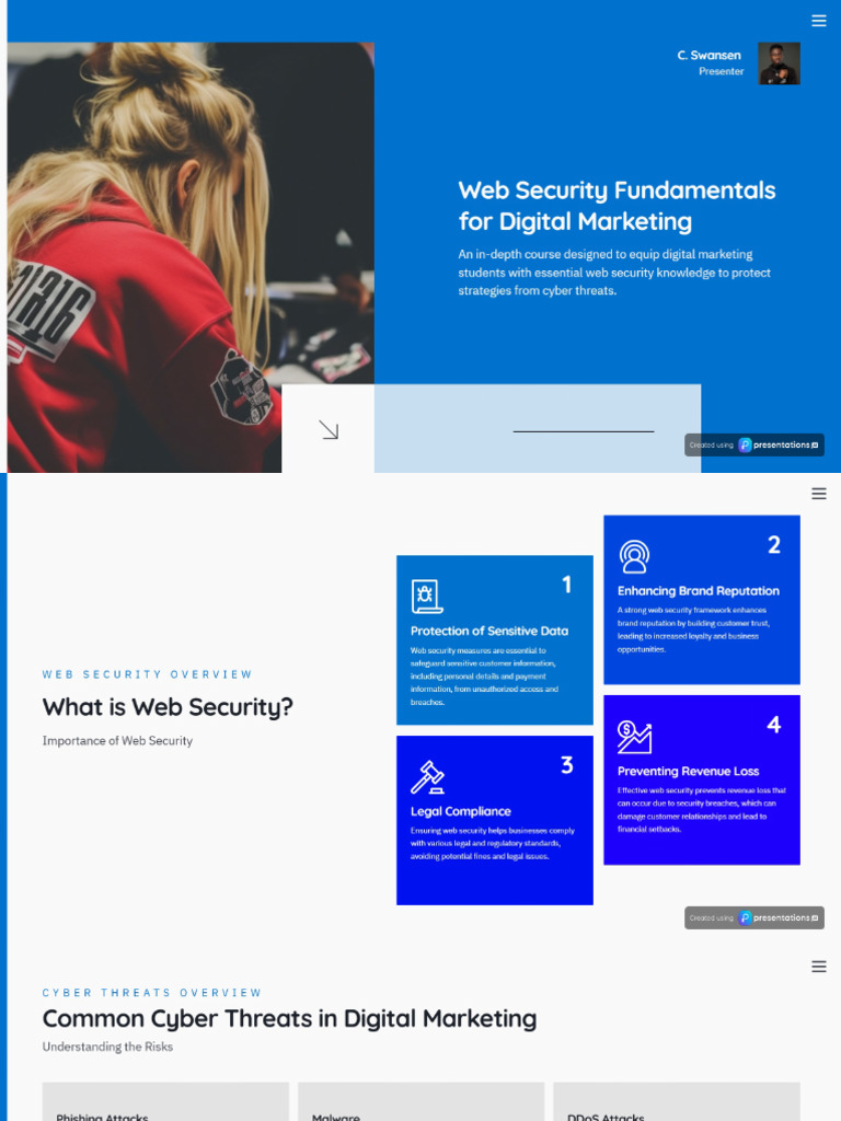 Web Security For Digital Marketing | PDF