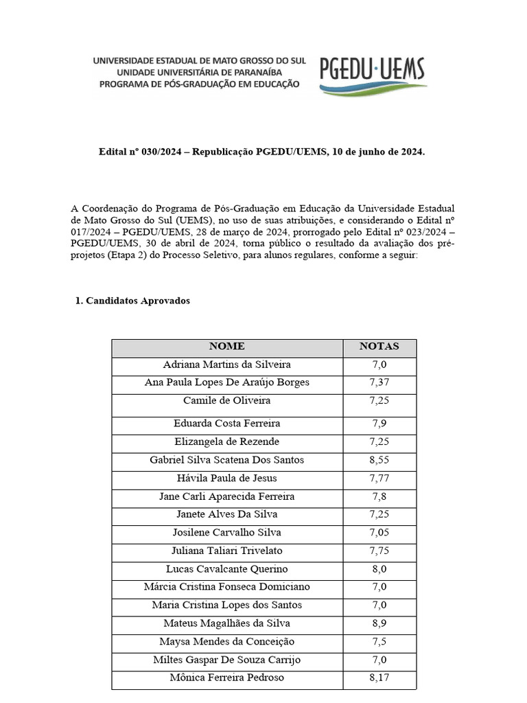 Uems - Editais - 2024 06 10 - 16 07 47 0 | PDF