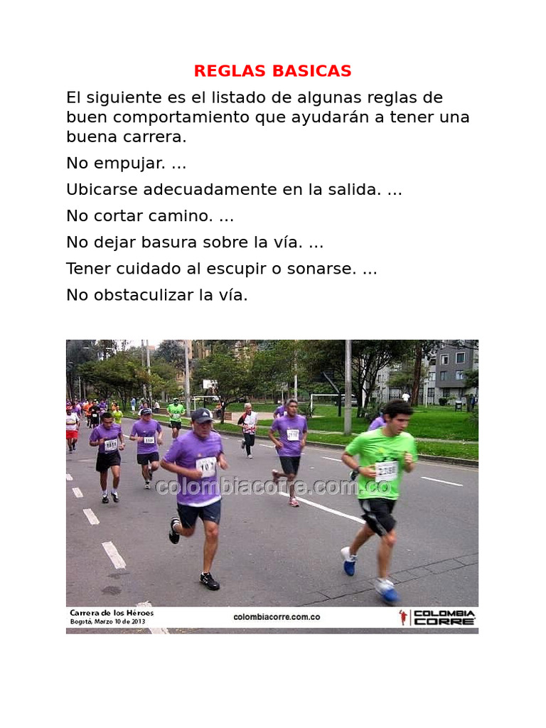 Reglas Basicas | PDF