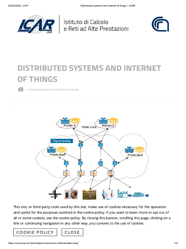 Distributed Systems and Internet of Things - ICAR | PDF | Internet Of ...