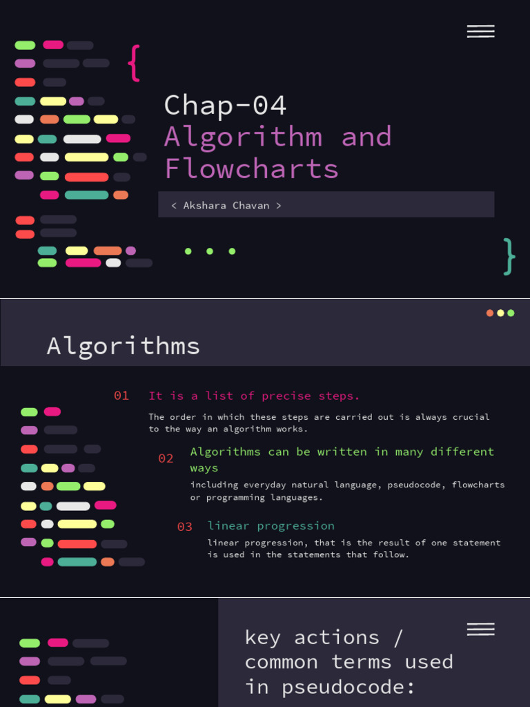 Chap 04 Algorithm And Flowcharts Pdf Control Flow Algorithms