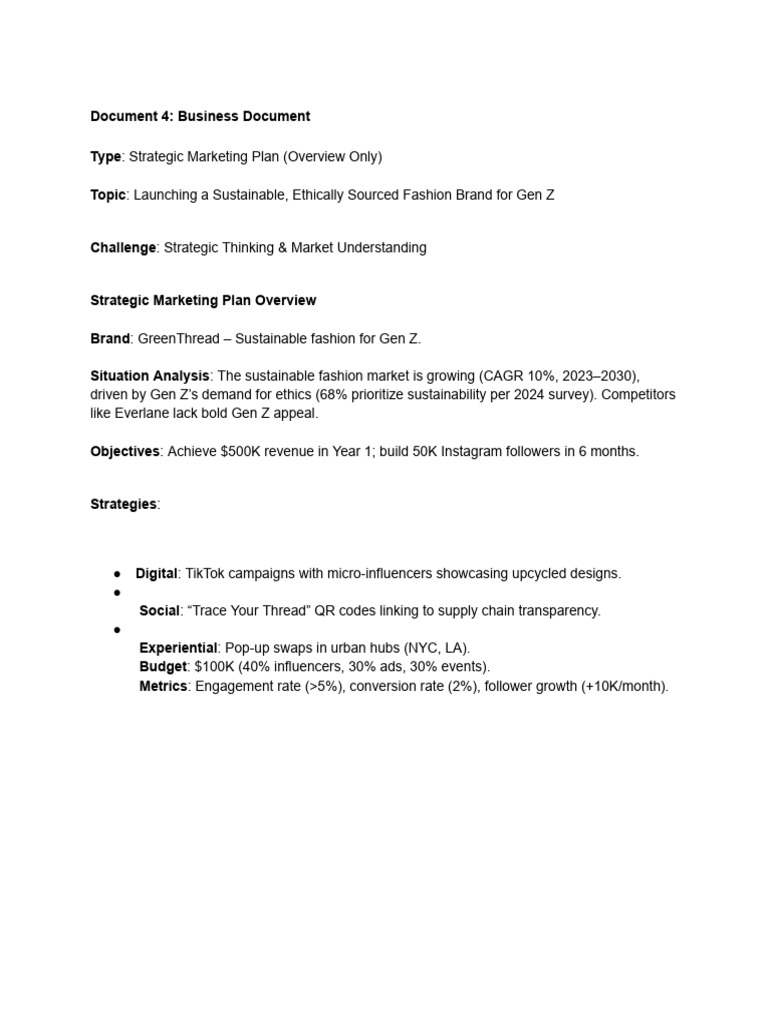 Document 4 - Business Document | PDF