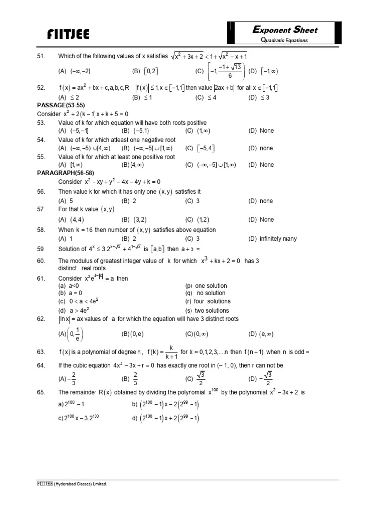 Quadratic 2 Pdf Equations Abstract Algebra