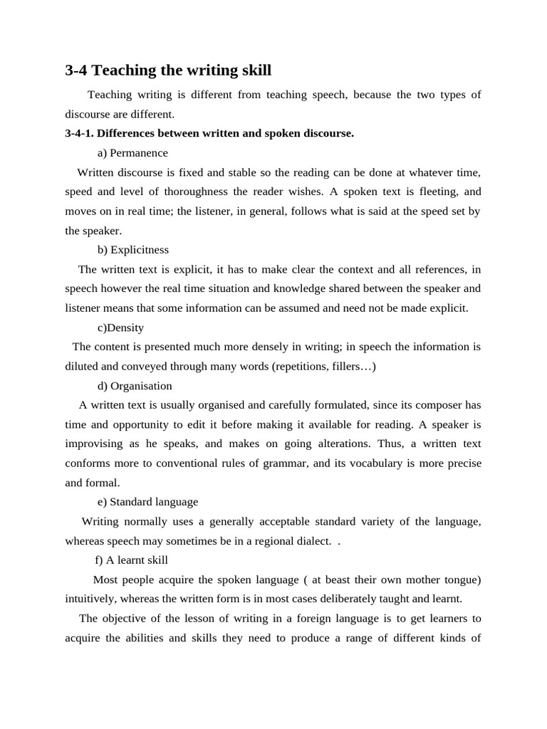 Teaching Writing Skills in Foreign Languages | PDF | Foreign Language ...