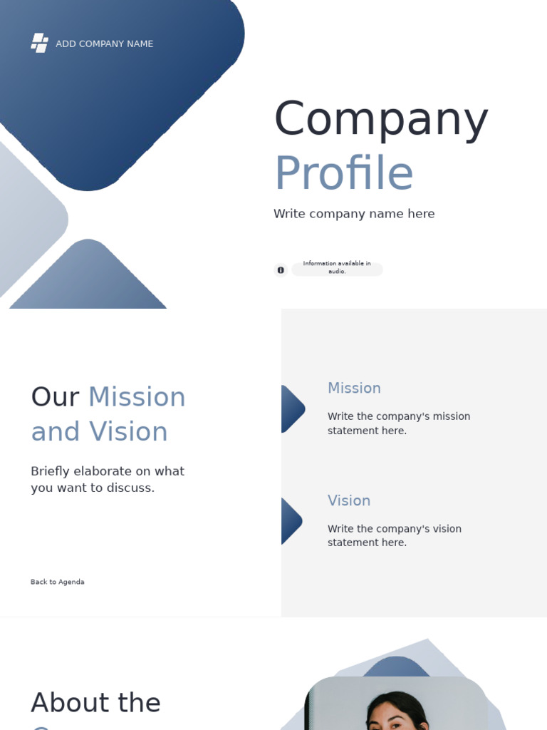 Company Profile Presentation Guide | PDF | Software