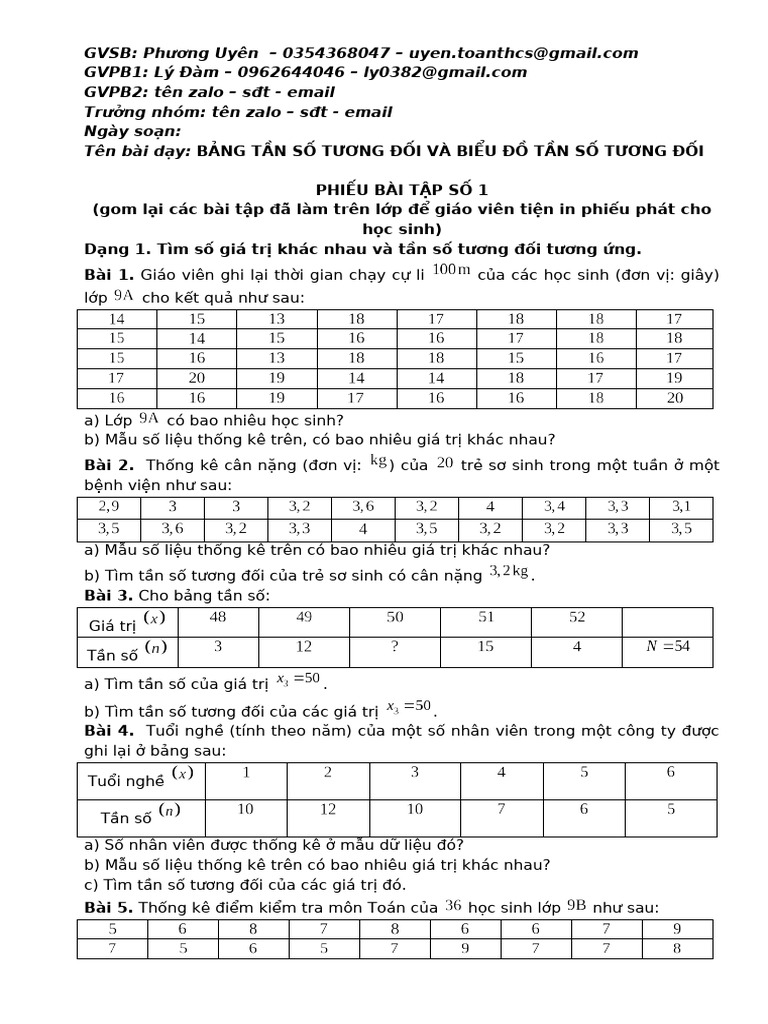 C8-B64-HS Bang Tan So Tuong Doi Va Bieu Do Tan So Tuong Doi p1 | PDF