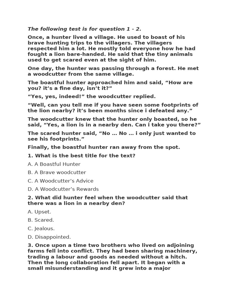 Soal Dan Jawaban Narrative Text Kelas 11 | PDF | Hansel And Gretel ...