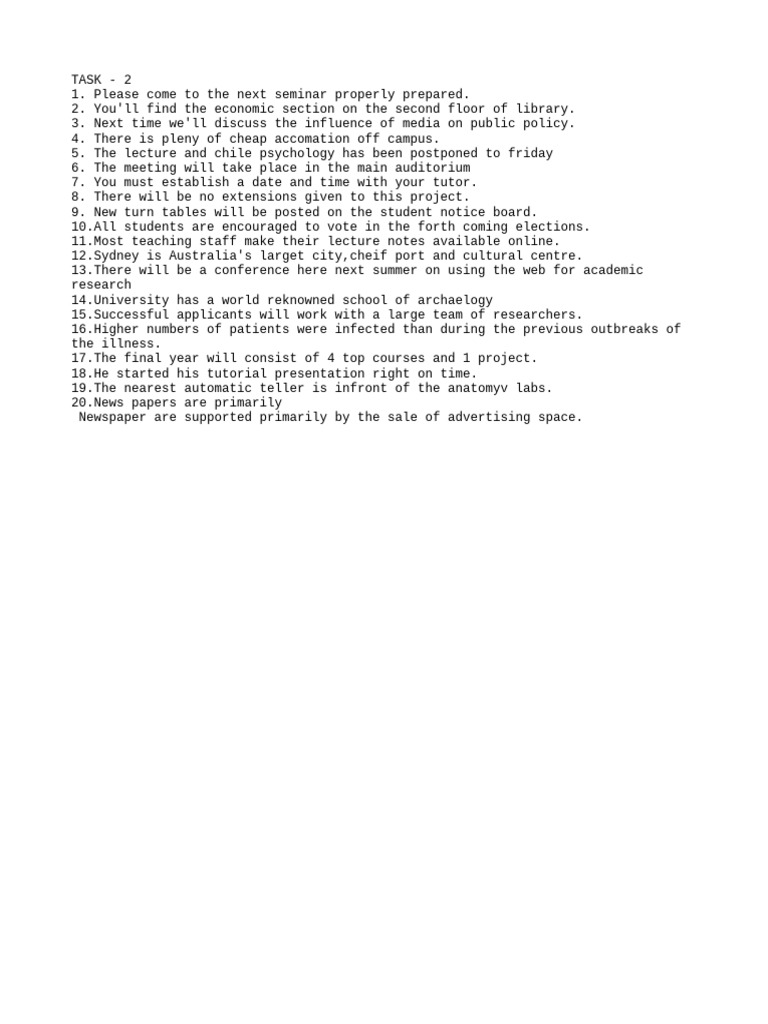 Versant Practise Part 1 | PDF