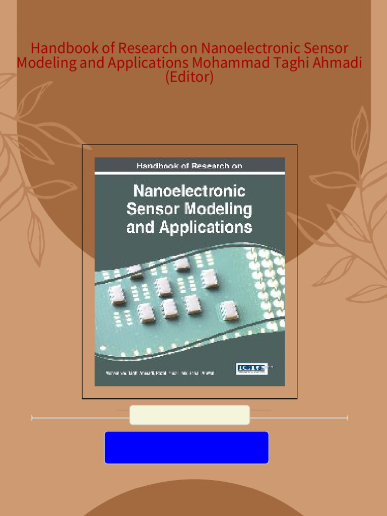 Handbook of Research On Nanoelectronic Sensor Modeling and Applications Mohammad Taghi Ahmadi ...