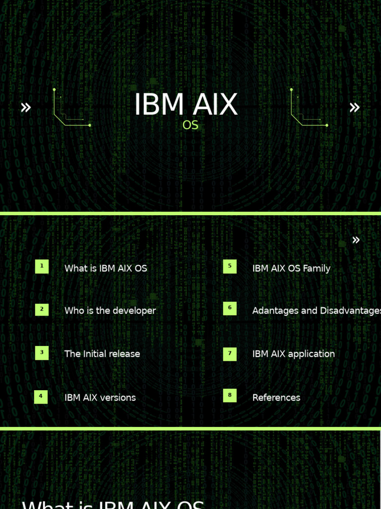 IBM AIX OS: Features & Versions | PDF | Virtualization | Computer Science