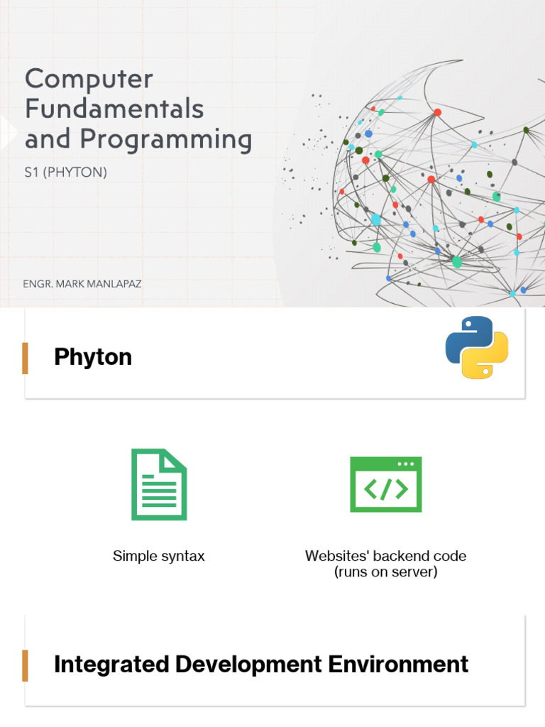 Python Programming Basics Guide | PDF