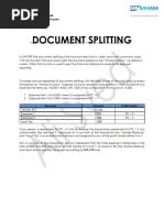 Document Splitting Configuration | PDF | Debits And Credits | Clearing ...
