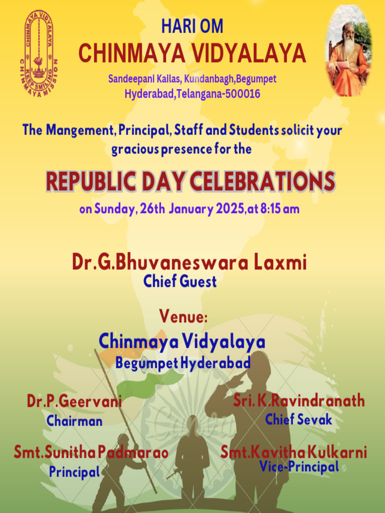 Republic Day Invitation Card 2025 | PDF