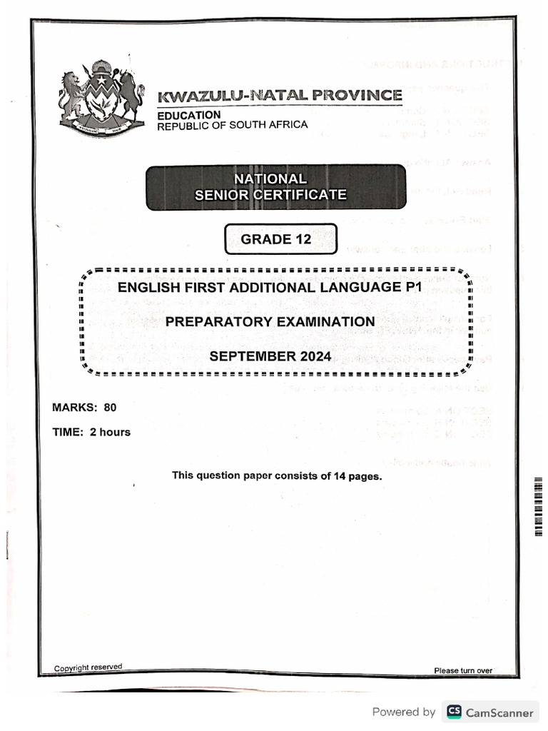 2024 Trial Eng P1 | PDF