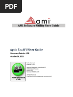 AMI Aptio 5.x AFU User Guide NDA | PDF | Bios | Microsoft Windows
