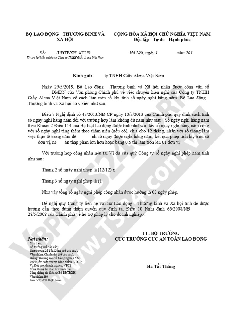 2387 LDTBXH ATLD 2019 VV Cach Lam Tron So Khi Tinh So Ngay Nghi Hang ...